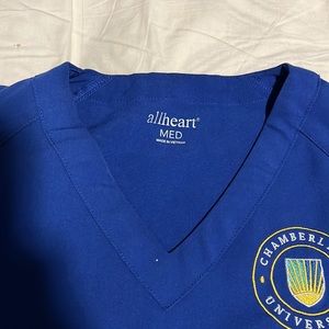 Tops | Chamberlain University Scrub Top | Poshmark